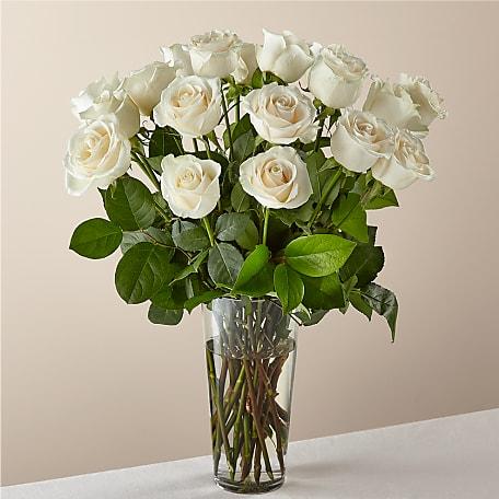 Long Stem White Rose Bouquet | Better - Flowerica® - Flowers, Plants ...
